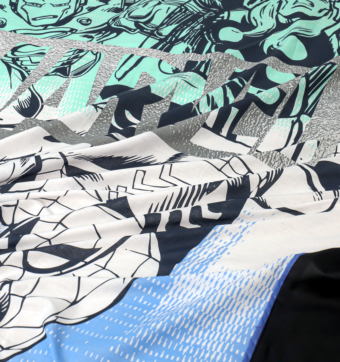 Cartoon Character Bed Sheet - Marvel inside – TextileTribe